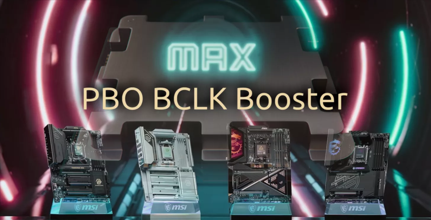 MSI PBO BCLK Booster Enhances AMD Ryzen CPU Power on 800-Series MAX ...