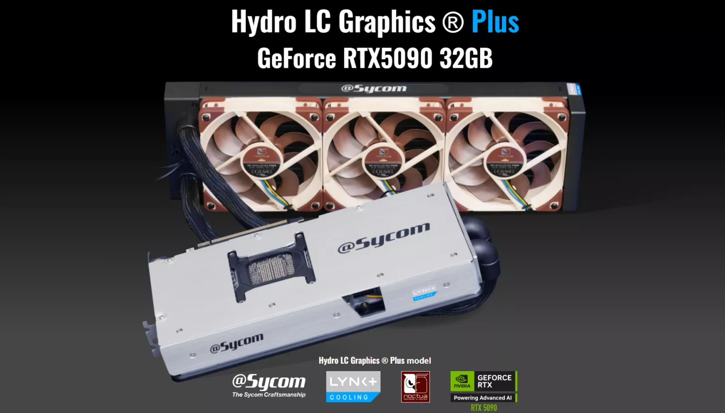 Sycom Unveils GeForce RTX 5090 "Hydro LC Plus" With AIO Cooling, Triple ...