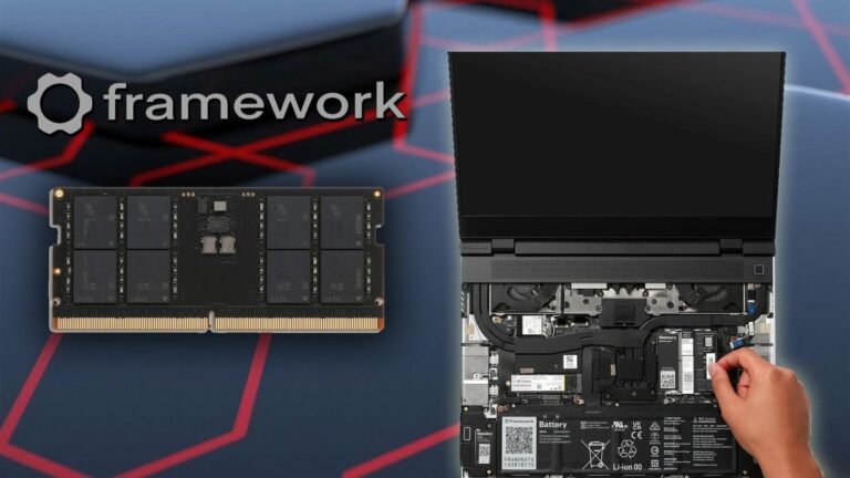Framework Unveils 50% Price Hike for DDR5 Memory in DIY Laptop Edition