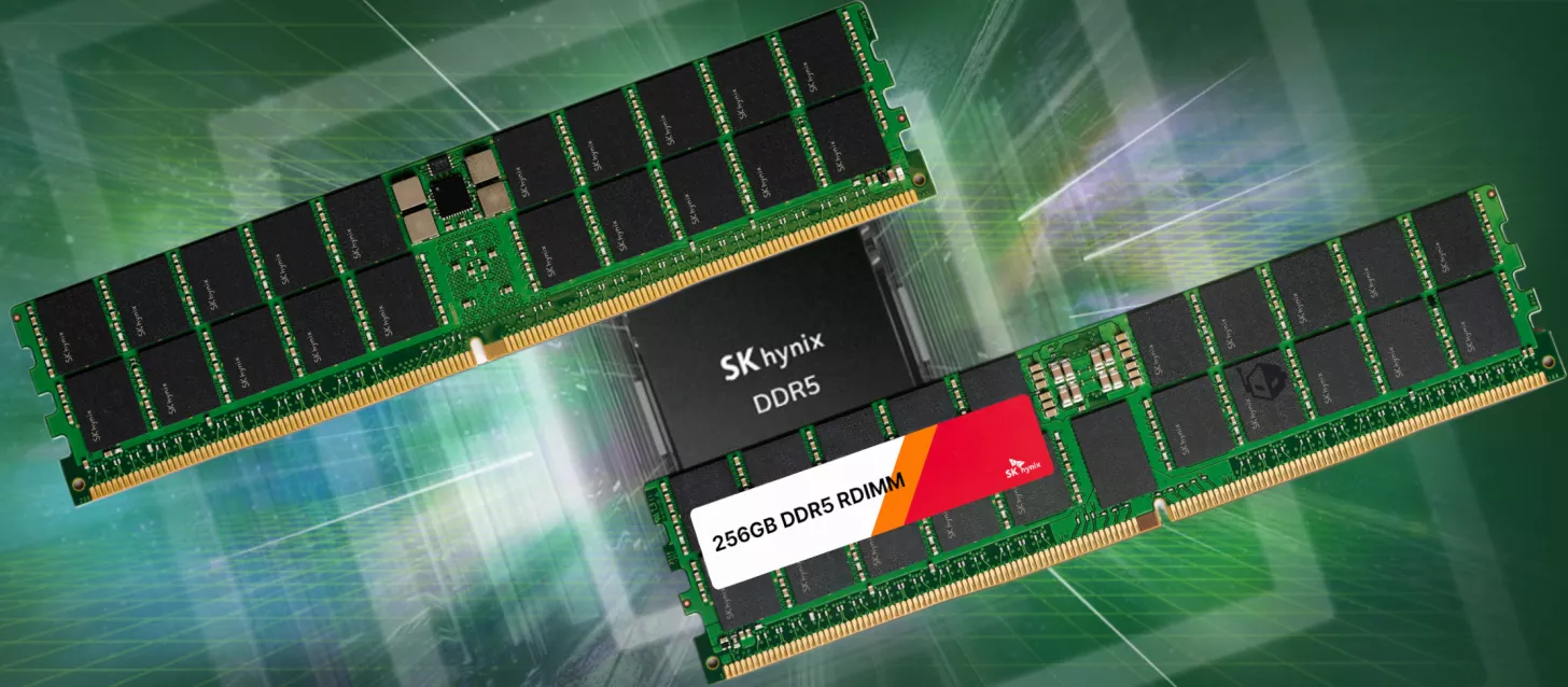 SK hynix Unveils 256GB DDR5 RDIMMs: First 32Gb Memory Certified for ...