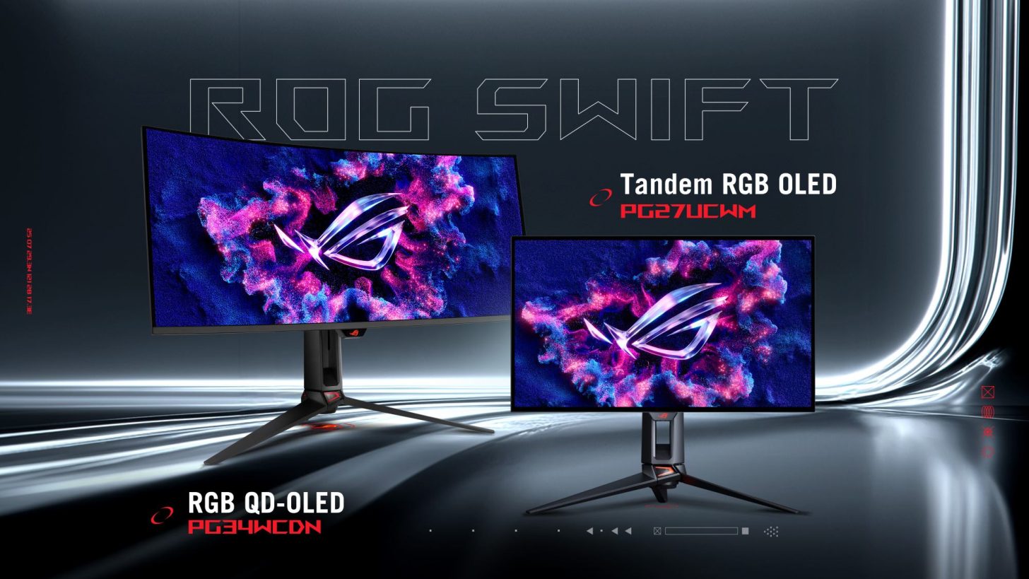 ASUS Unveils Next-Gen ROG OLED Monitors: 34" Stripe Pixel, 27" Tandem ...