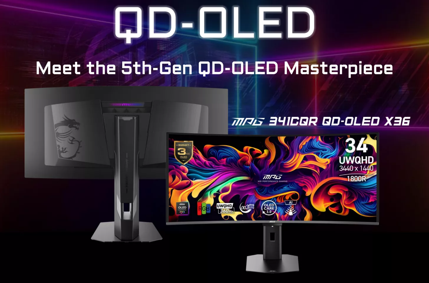 Introducing the MSI MPG 341CQR X36: The First Gaming Monitor With ...